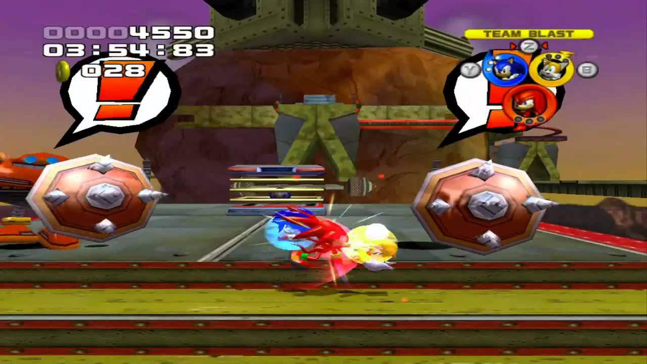 Sonic Heroes - Super Dur - Étape 08 : Bullet Station - YouTube