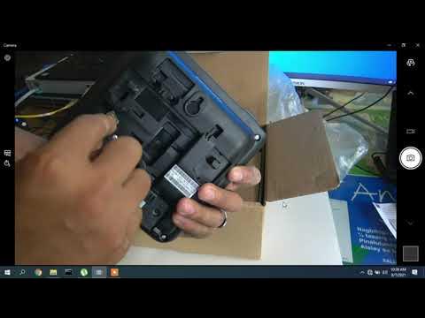 Unboxing Panasonic KX NT511P Ip Phone - YouTube