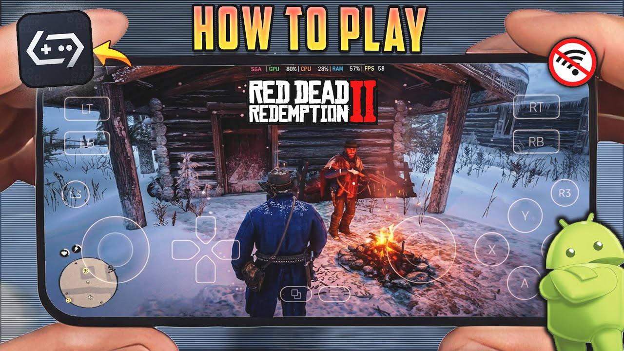 REAL! How to Play RDR 2 on Mobile (Android) in GameHub | Full RDR2 ...