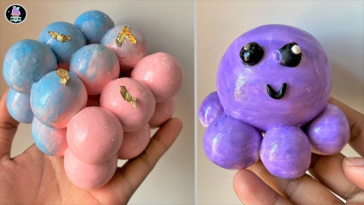 Slime & Clay cracking - YouTube