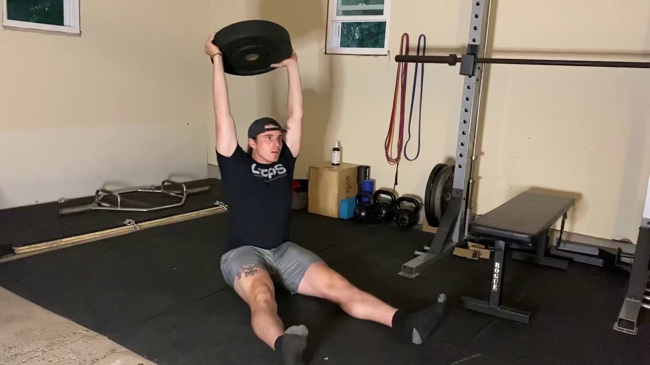 Straight leg sit ups - YouTube