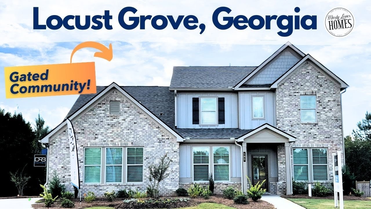 4BR 3.5 Bath Locust Grove GA New Construction Homes | DRB Ranier ...