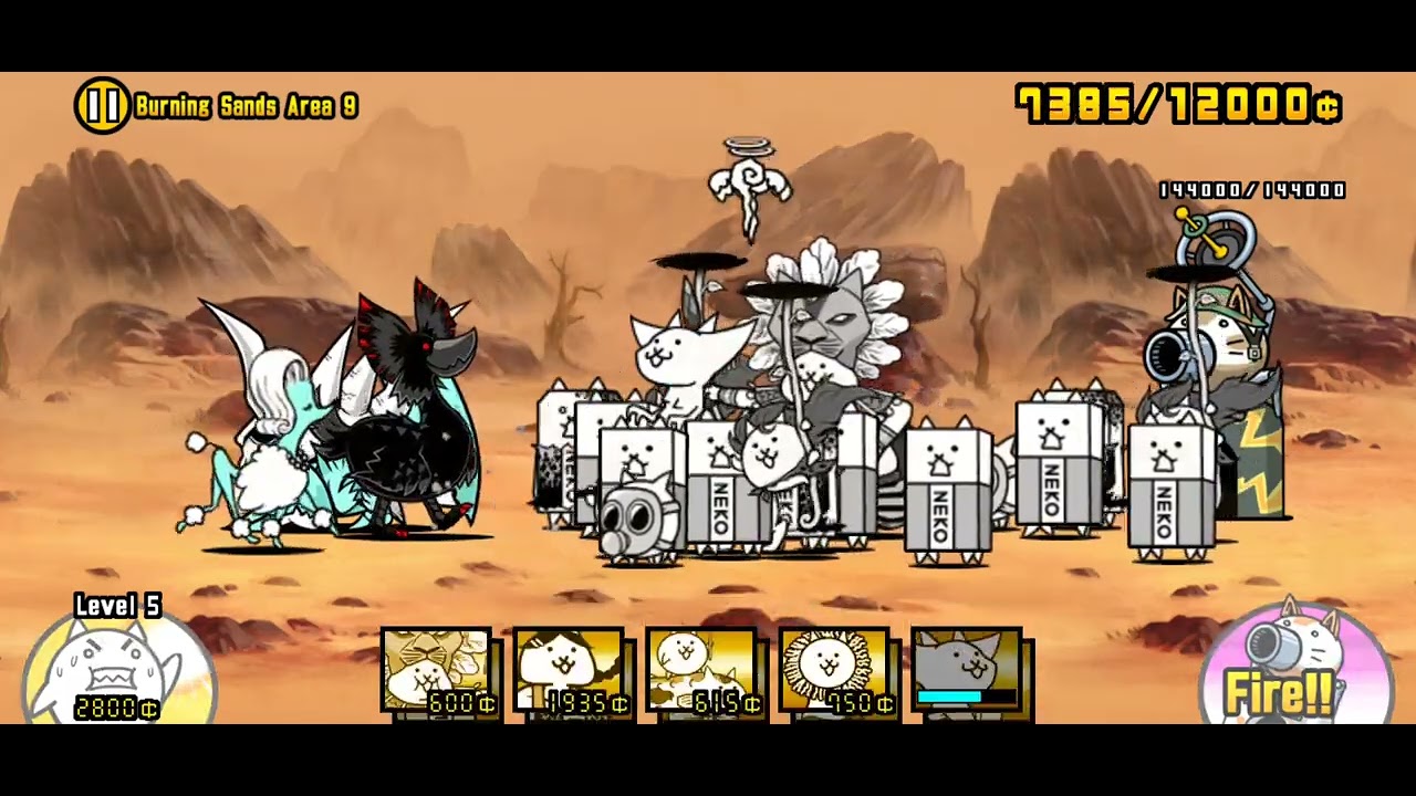 Battle Cats Burning Sands Area 9 - Ashvini Desert Stage 9 - YouTube