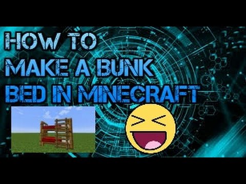 HOW TO MAKE A BUNK BED IN MINECRAFT - YouTube