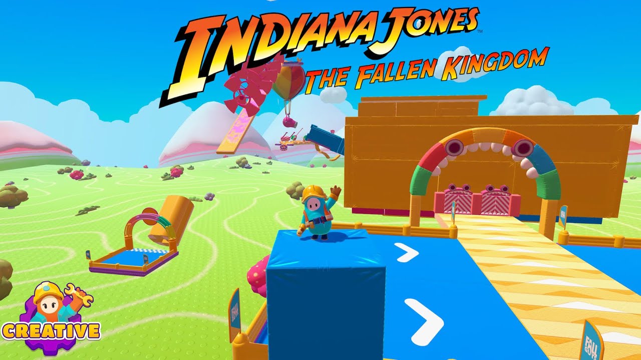 Indiana Jones: The FALLen Kingdom | A Fall Guys Creative Mission (4252 ...