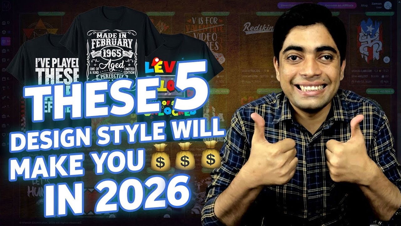 5 Best Selling T-shirts Design Styles in 2025 - YouTube