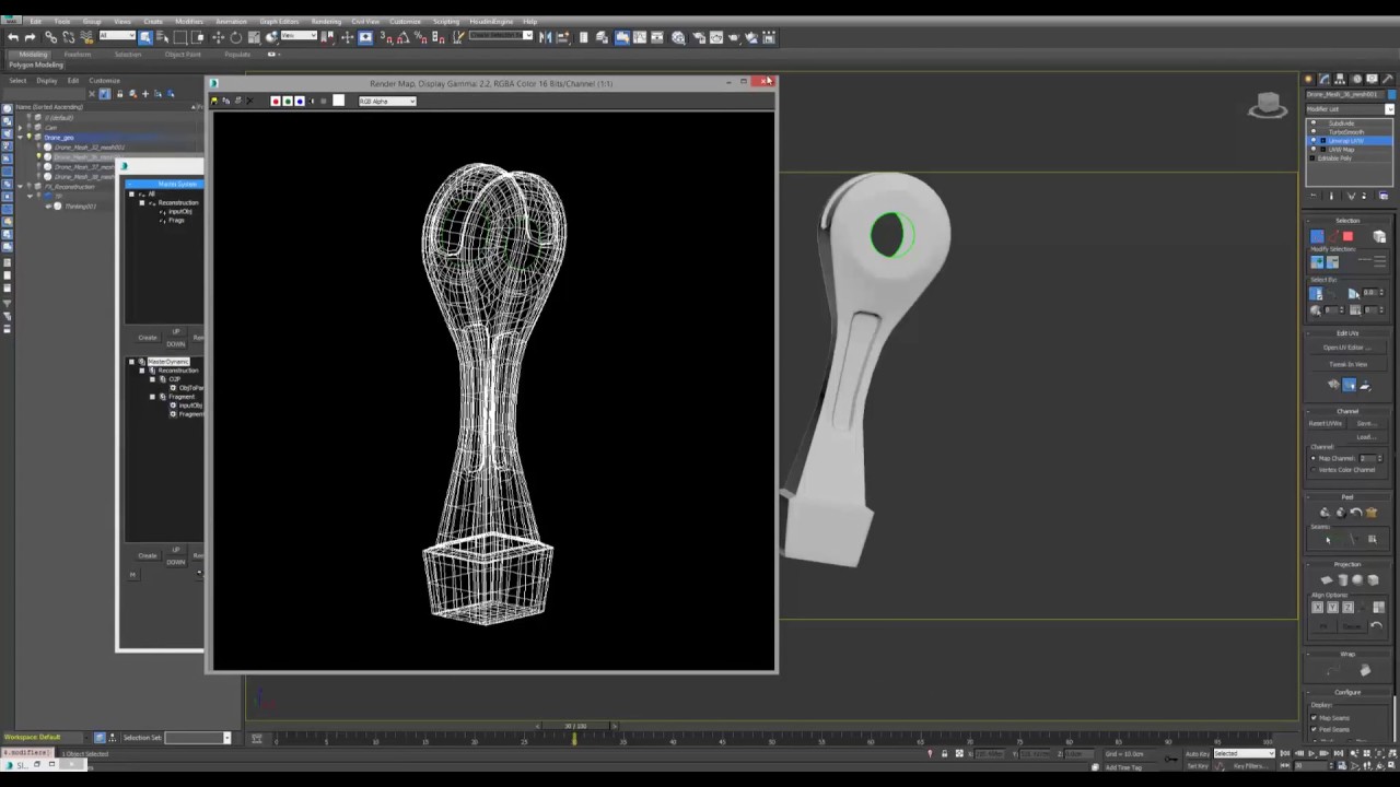 Thinking Particles tutorial: Paul Parneix's : Mesh Reconstruction Effect - YouTube