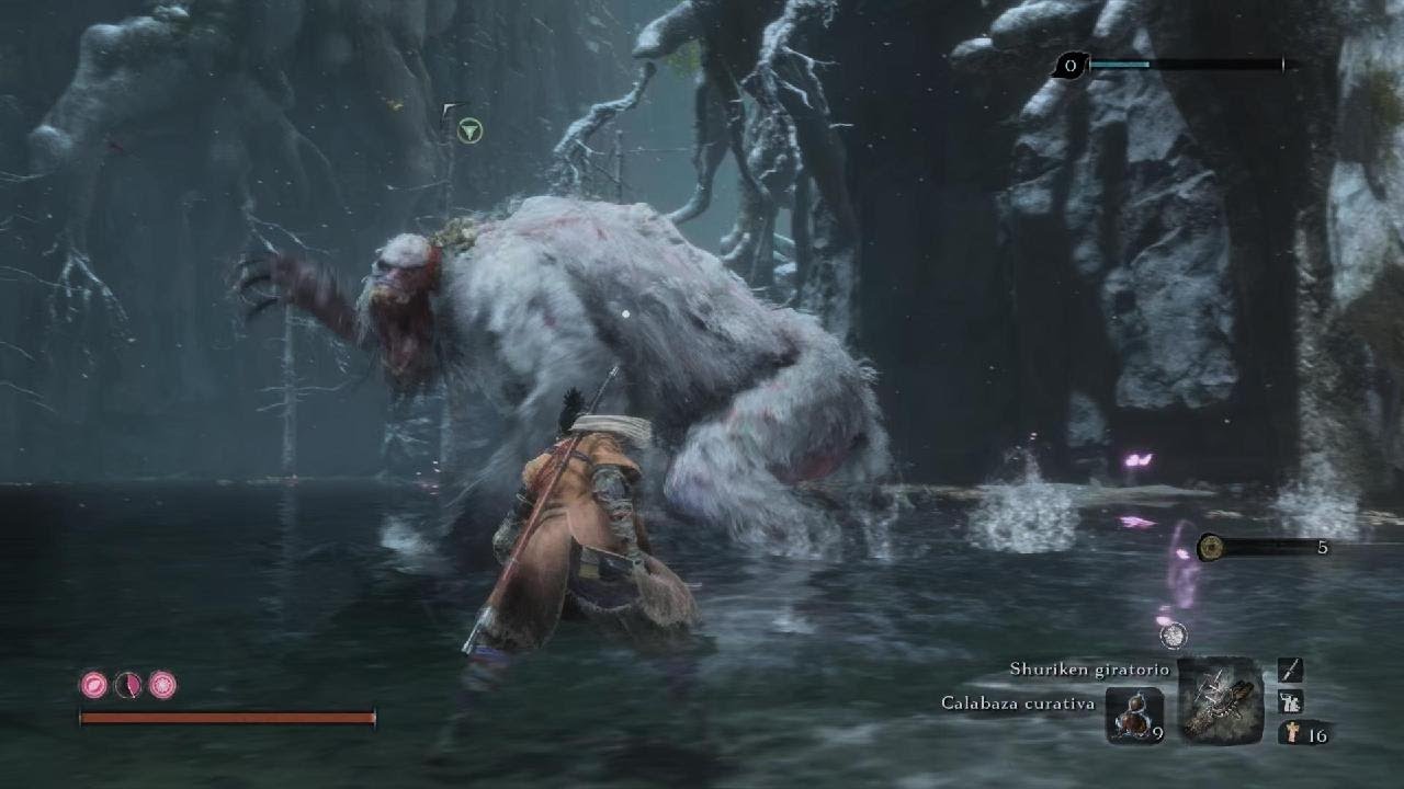 Sekiro: Shadows Die Twice_ SIMIO GUARDIÁN - Combate largo - YouTube