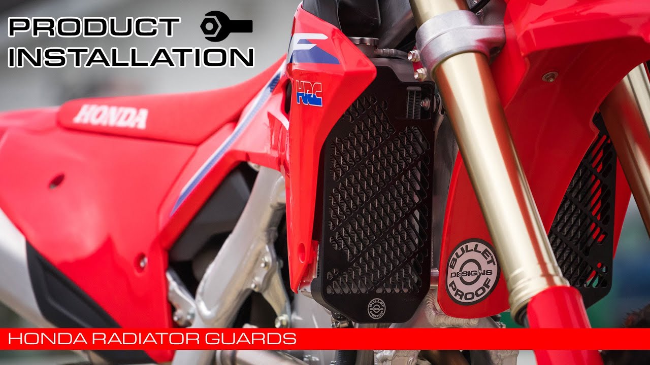How To Install | Honda Radiator Guards | Bullet Proof Designs - YouTube