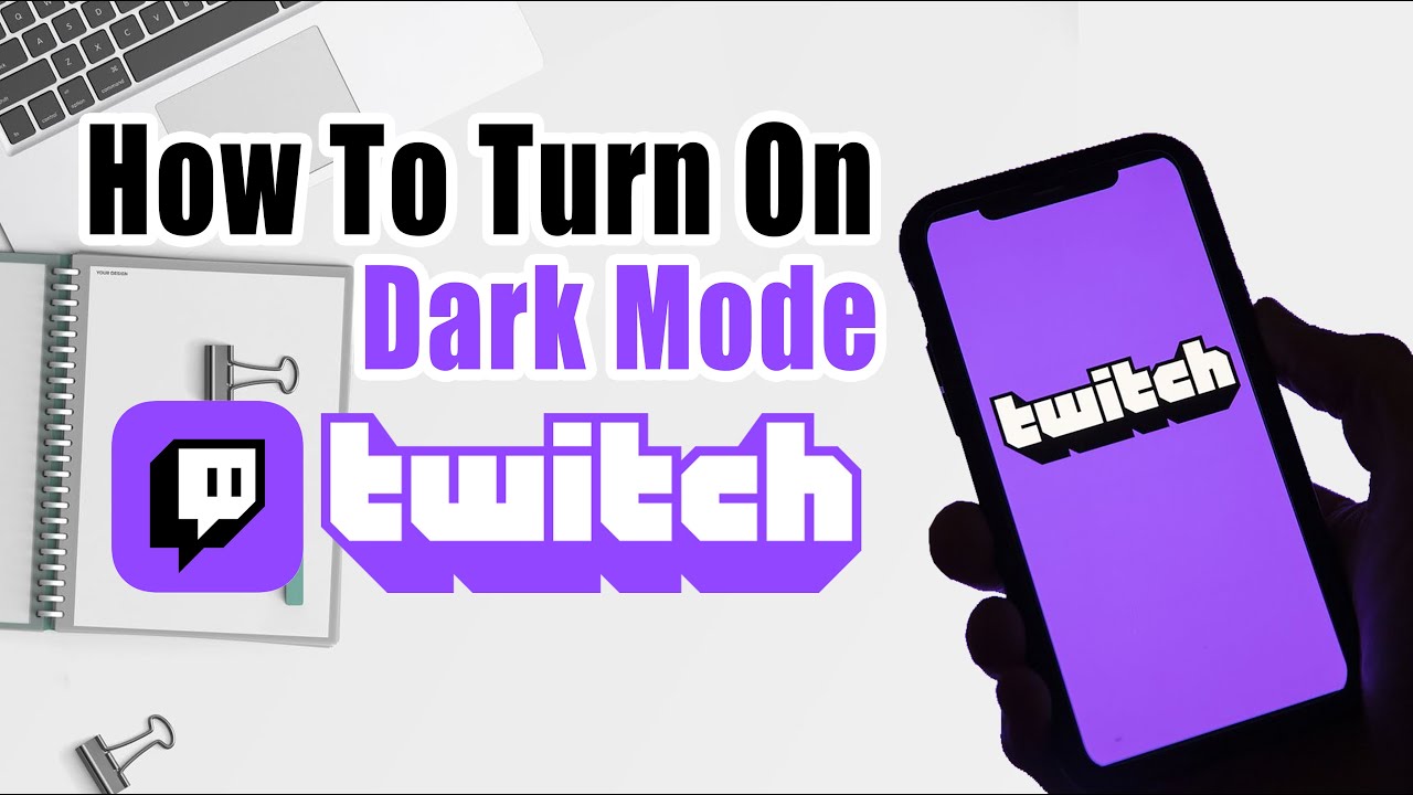 How To Turn On Dark Mode On Twitch Android - YouTube