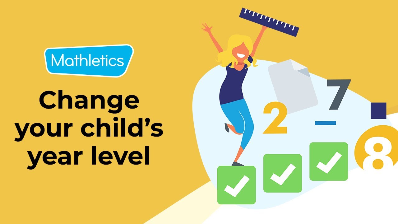 Change your child's year level in Mathletics - YouTube