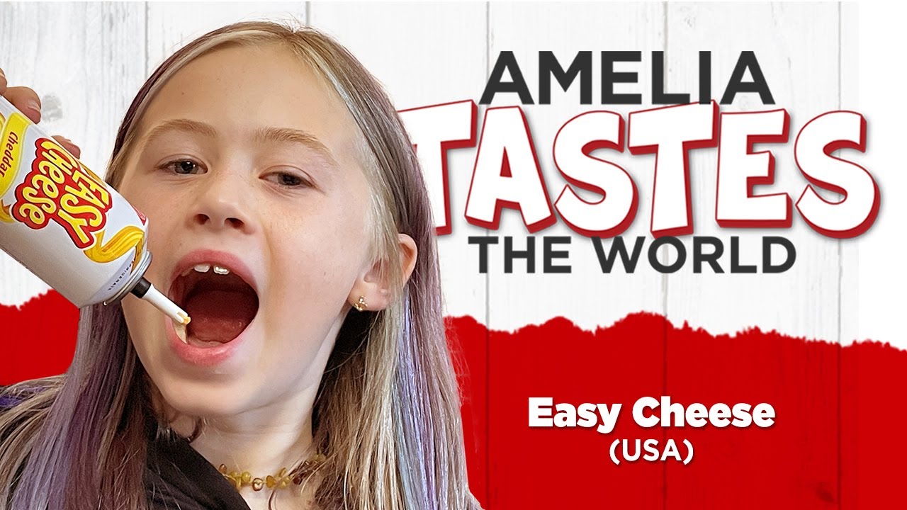 🌟 Amelia, the 9-Year-Old Foodie, Takes on Easy Cheese! 🧀 | Hilarious ...