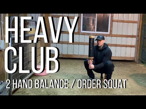 Heavy Club Balance Squat / Heavy Club Order Squat - YouTube