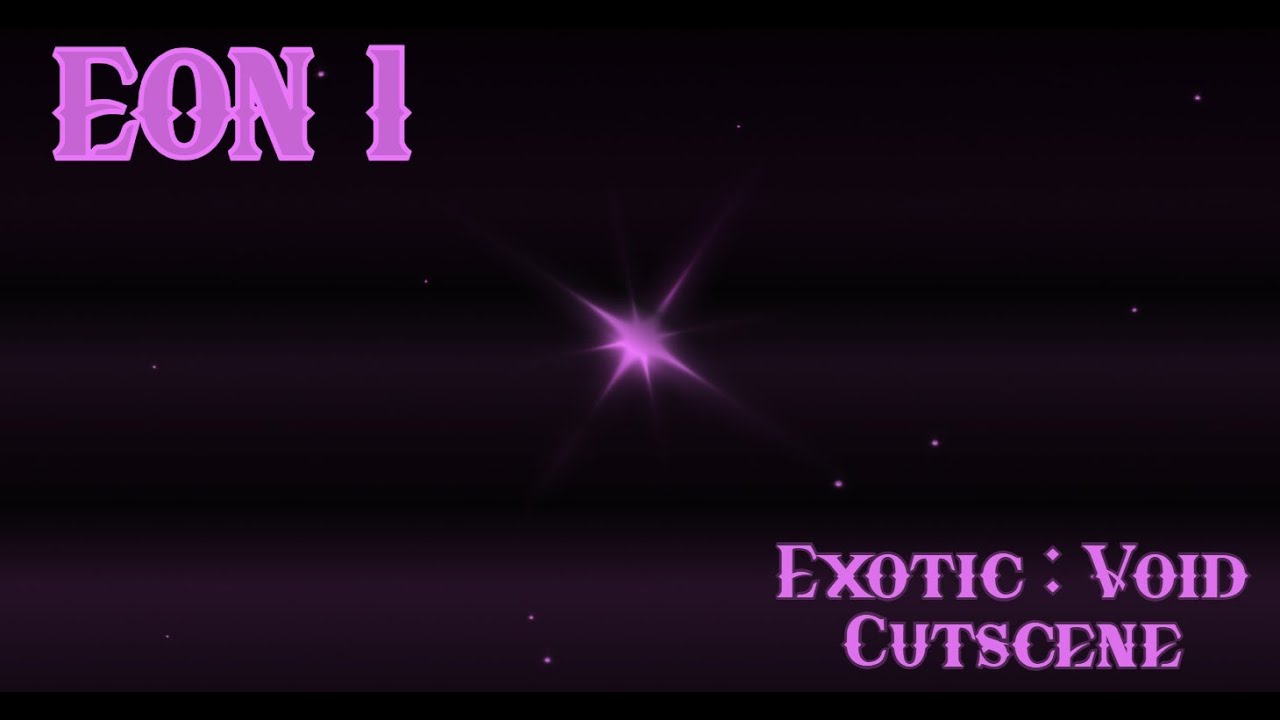 Sol's RNG EON 1 Exotic : Void Cutscene! - YouTube