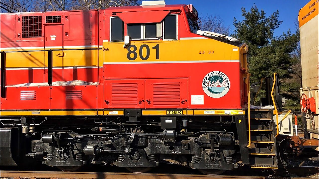 *Super Rare* FEC ES44C4 in Maryland!!! [4K] View! - YouTube