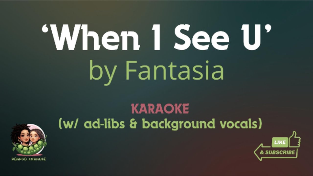 'When I See U' by Fantasia (w/ ad-libs & background vocals) | R&B ...