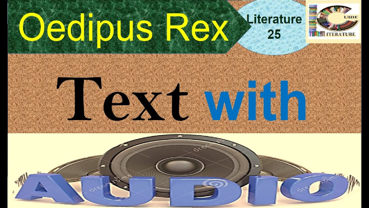 Oedipus Rex (Text with Audio), Literature 25 - YouTube