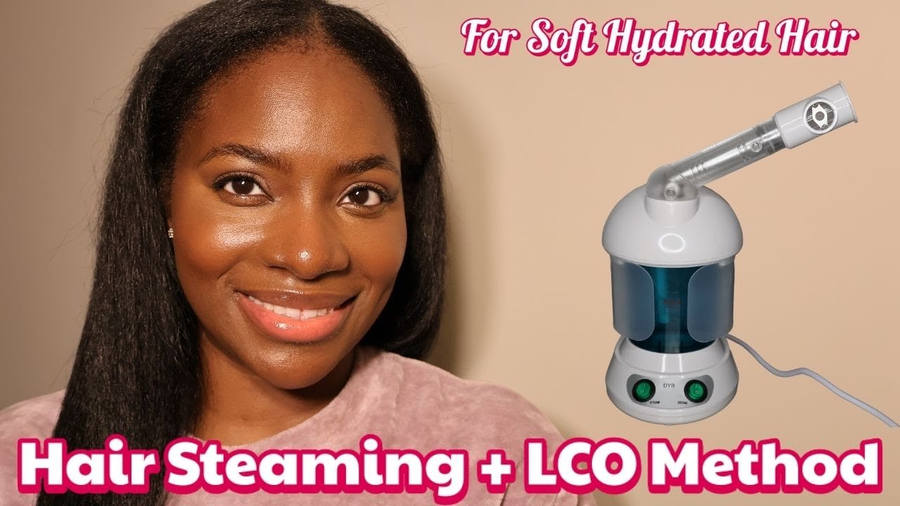 How to Keep Your Natural Hair Moisturized | Hair Steaming + LCO Method ...
