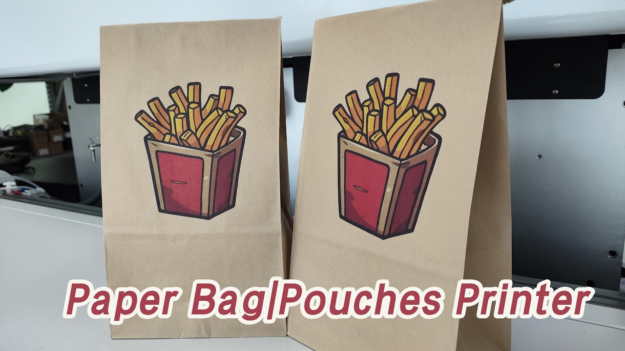 How to print paper bag | pouches with RobotJet single pass digital ...