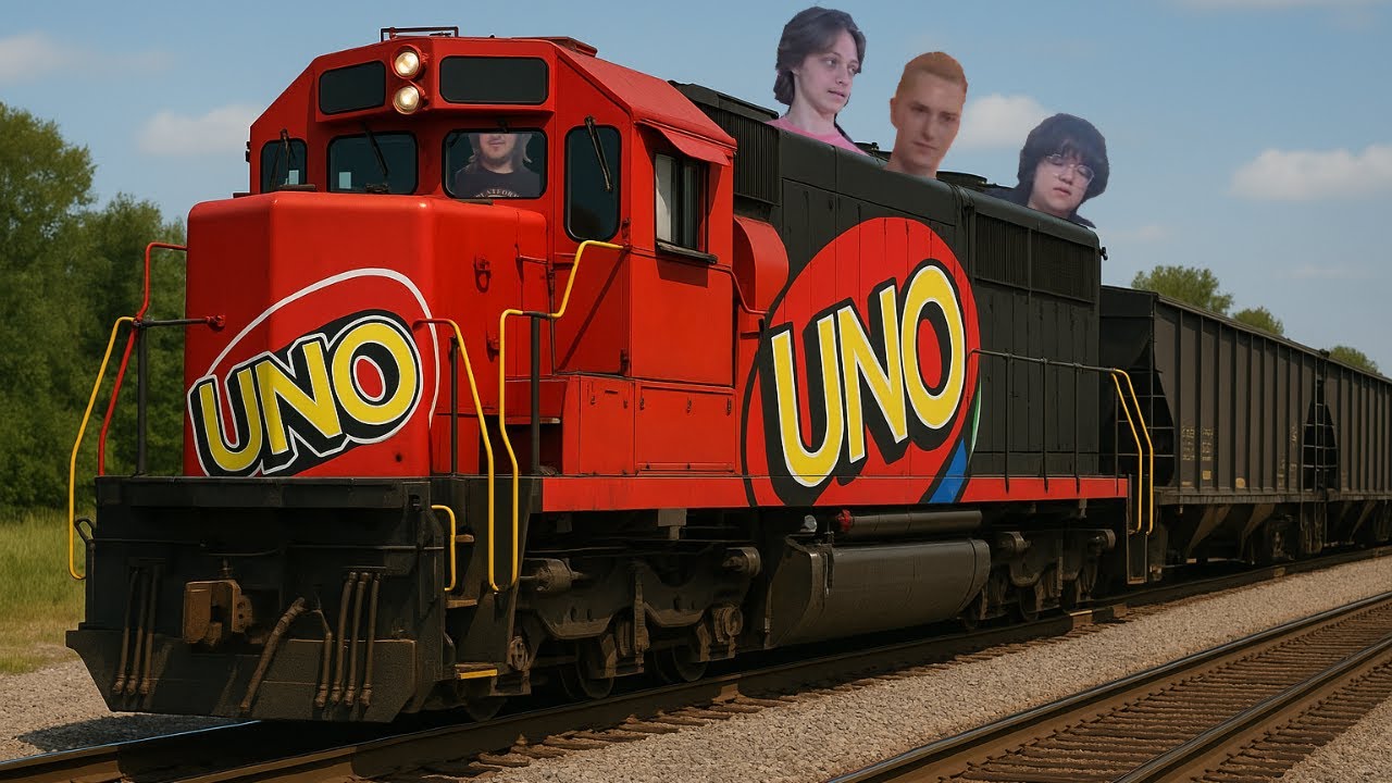 We played UNO with a train..... - YouTube