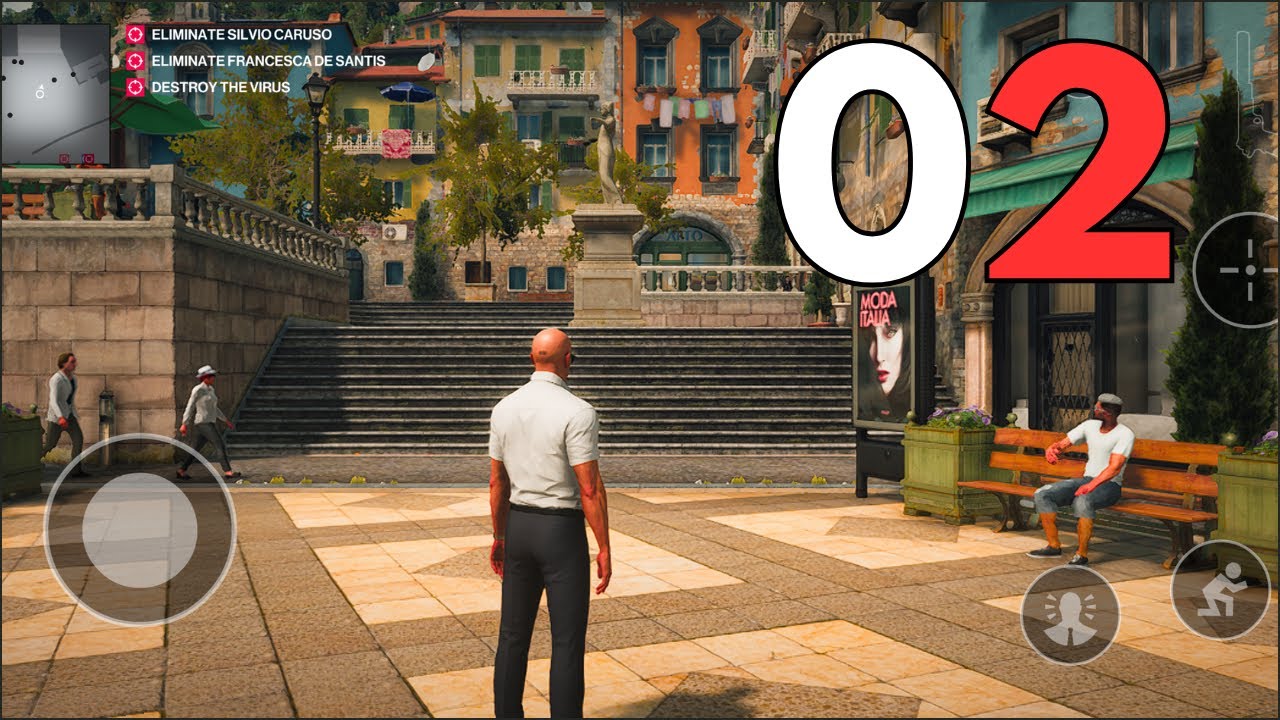 HITMAN WORLD OF ASSASSINATION iOS Gameplay | 🇮🇹 LOCATION (iPhone 15 Pro ...
