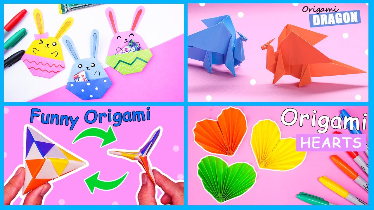05 Easy origami and DIY Craft for kids - YouTube