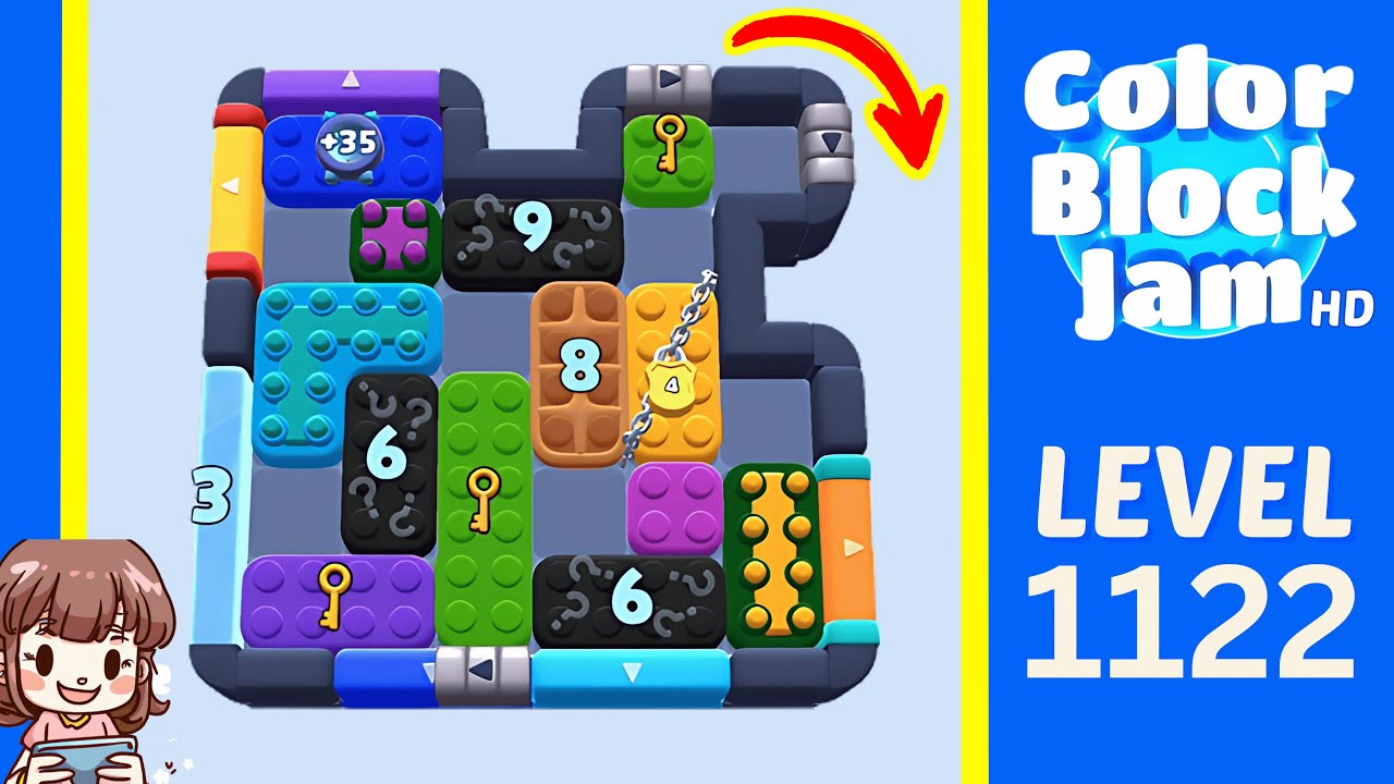 Color Block Jam Level 1122 Solution Walkthrough - YouTube