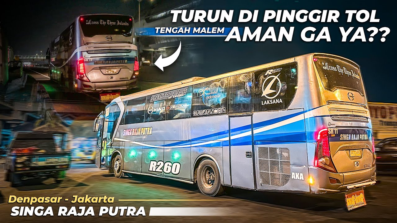 Tutorial Turun Bus di Pinggir Tol Jatibening, Tengah Malem | BALI ...