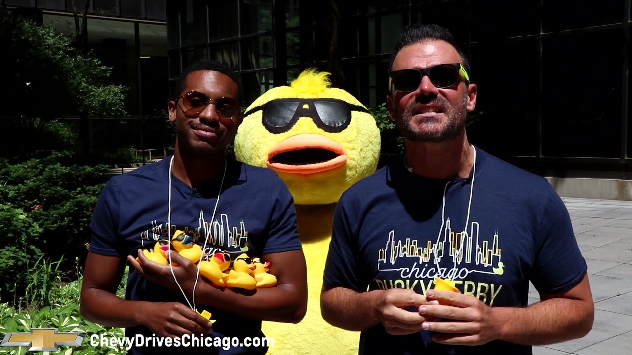 Splash, Jordan and Brady for the Chicago Ducky Derby - YouTube