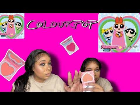 Trying this Power Puff Girls Colour Pop Blush! IS it Deep enough??🤔 ...