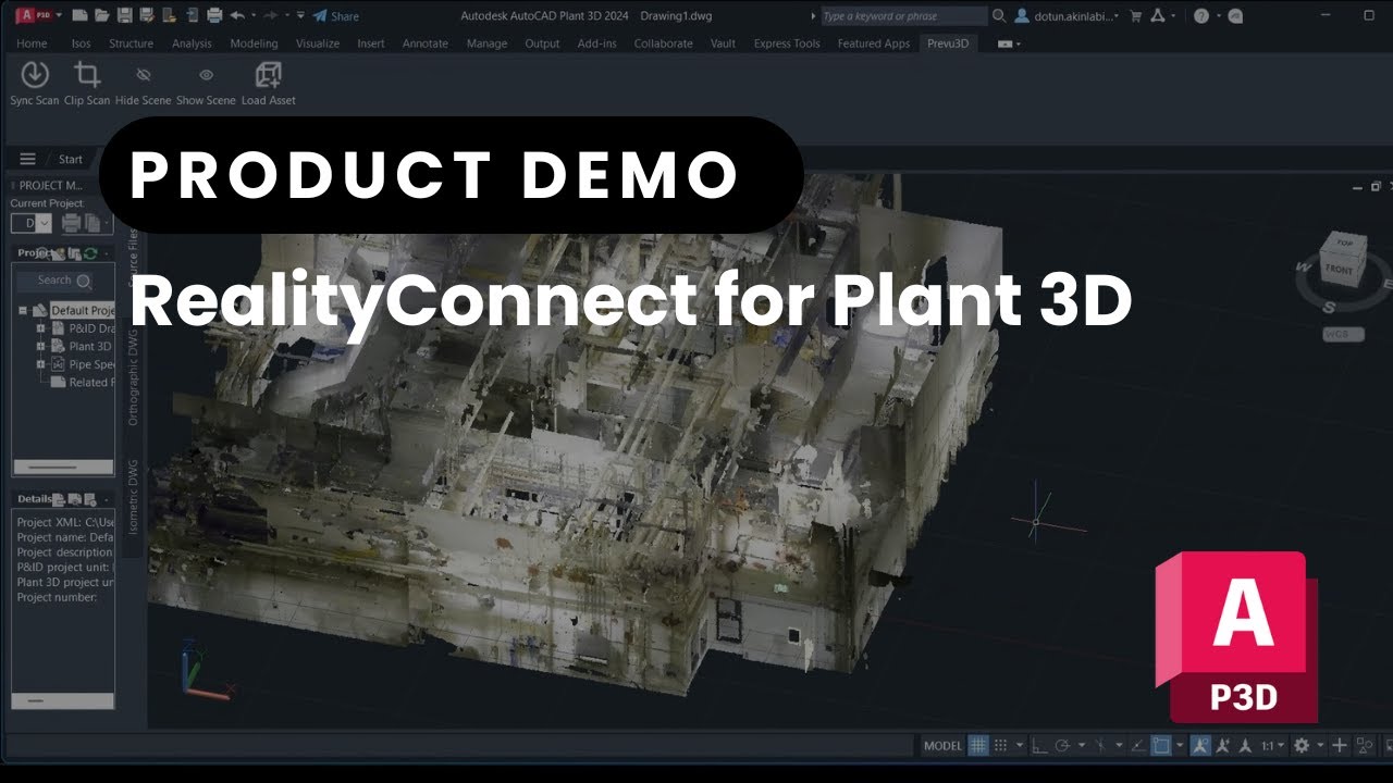 Reality Capture Integration – RealityConnect™ for Plant 3D | Prevu3D - YouTube