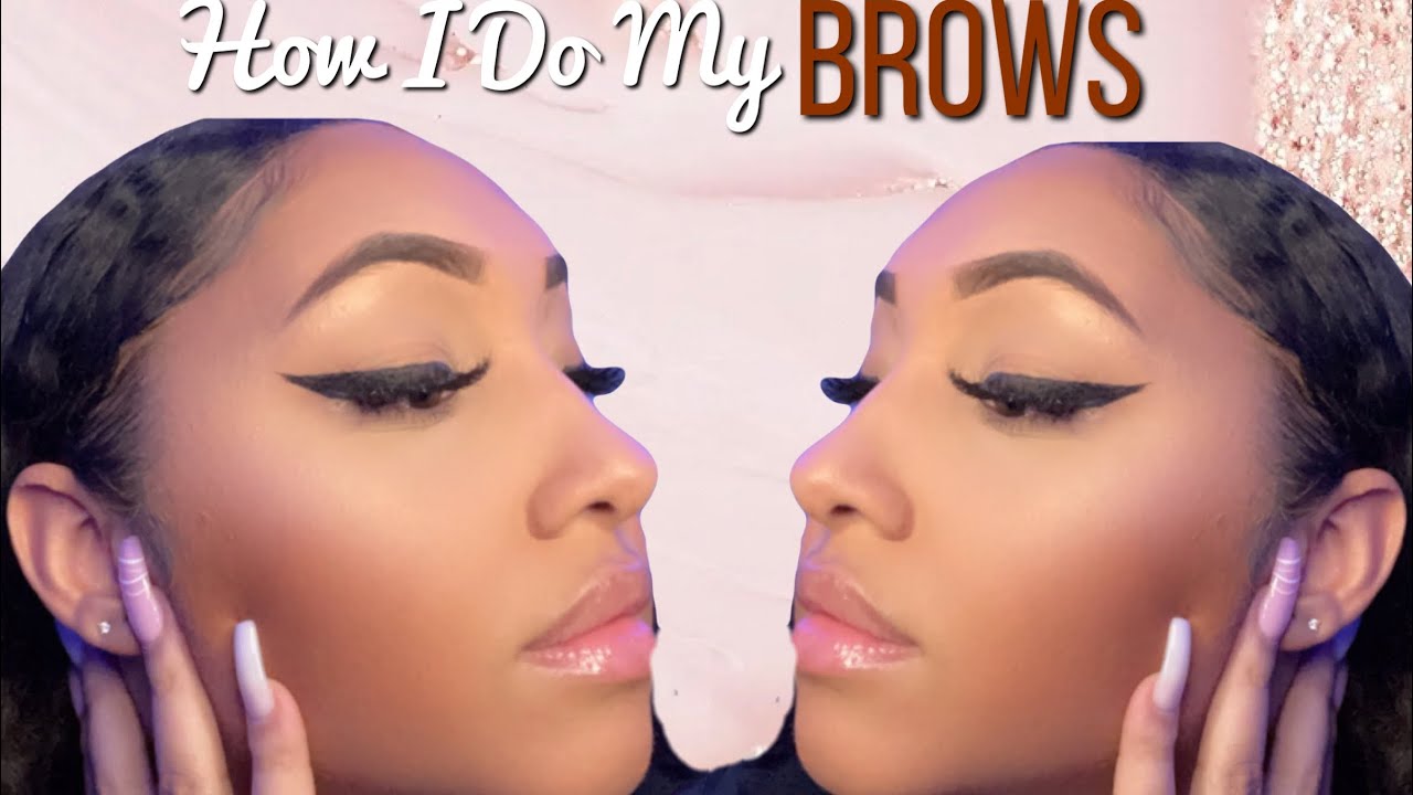 HOW I DO MY BROWS STEP BY STEP + TIPS | SHANEEKA BLUE - YouTube