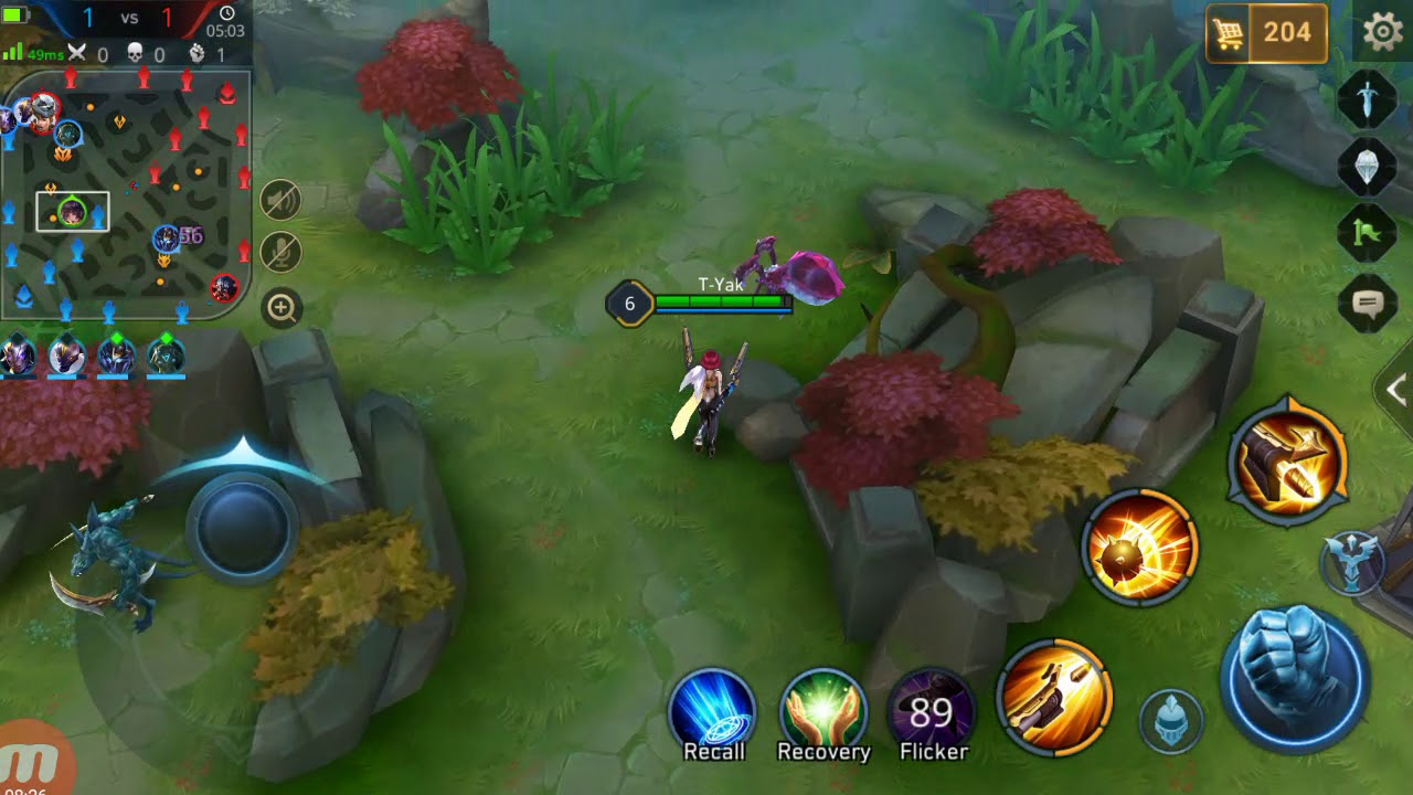 ROV: Violet ลงrank #1 - YouTube