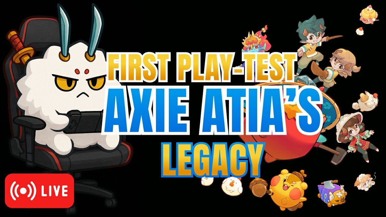 Streaming Axie Atias Legacy first Playtest! - YouTube