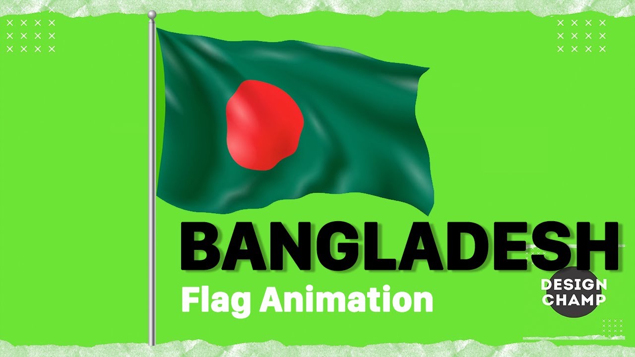 Bangladesh Flag Green Screen Animation | Bangladesh Flag Animation 4K ...
