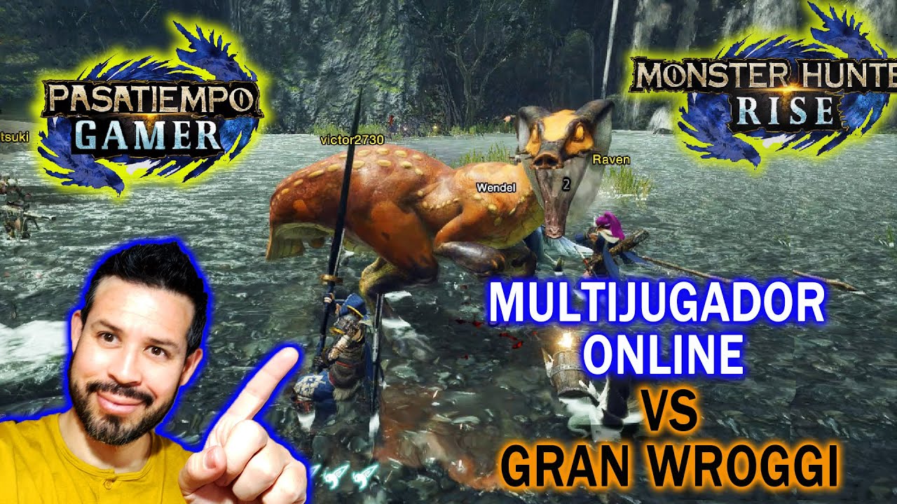 Cazando GRAN WROGGI MONSTER HUNTER RISE 2021 Gameplay en Español - YouTube