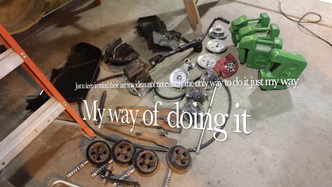 John Deere X738 50 hours maintenance - YouTube