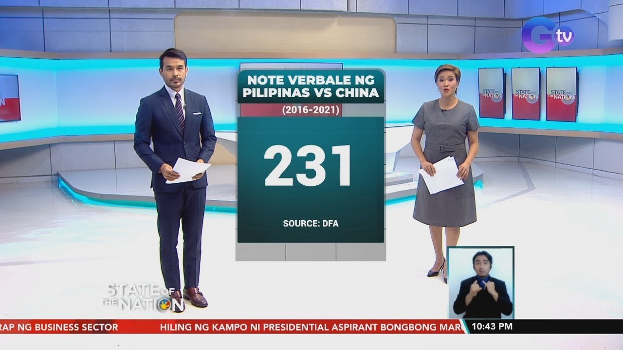Note verbale ng Pilipinas vs. China (2016-2021) | SONA - YouTube
