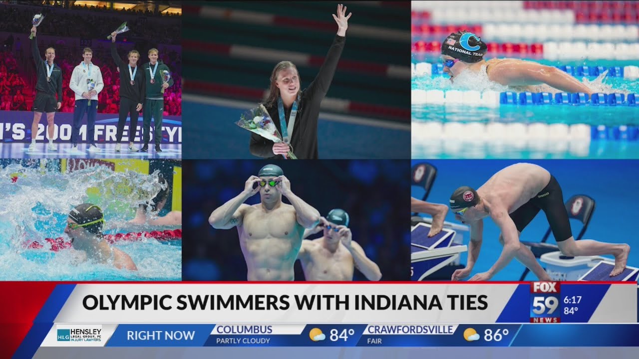 Roster set for US Olympic swimming team after swim trials in Indy - YouTube