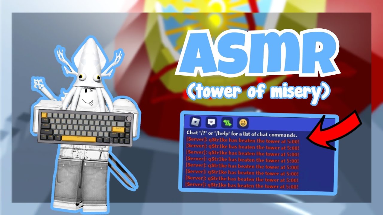 Tower of Misery but it's CLICKY Keyboard ASMR | Roblox ASMR - YouTube