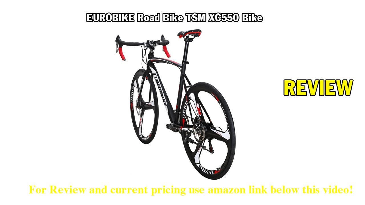 Review Eurobike Road Bike TSM XC550 Bike 21 Speed Dual Disc Brake 54CM ...