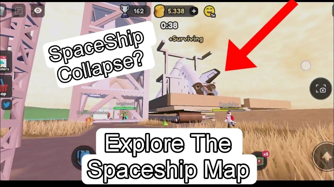 Spaceship Collapse? - Disaster Island - Explore The Spaceship Map ...