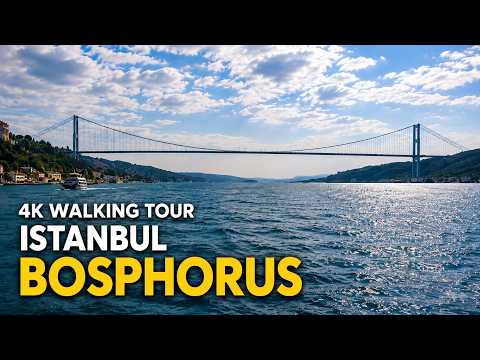 Bosphorus Walk in Istanbul | Kandilli & Vanikoy | 4K Walking Tour