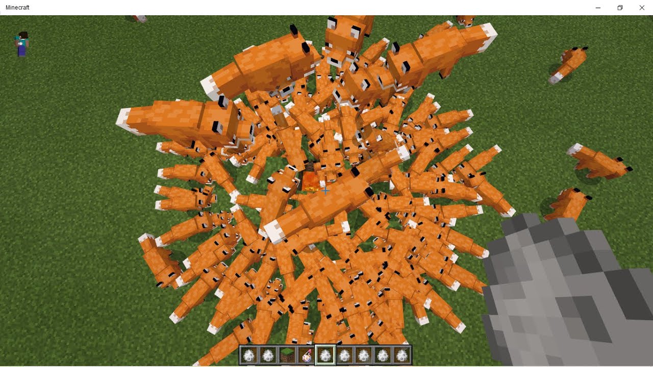 Suicidal Foxes in Minecraft - YouTube