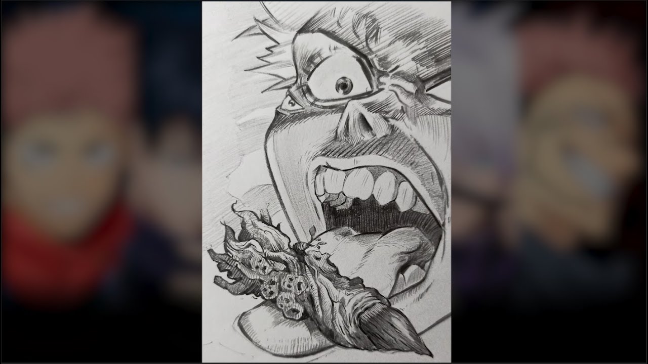 How to draw Yuji eating Sukuna's Finger😸🙀 #video #jujutsukaisen #anime ...