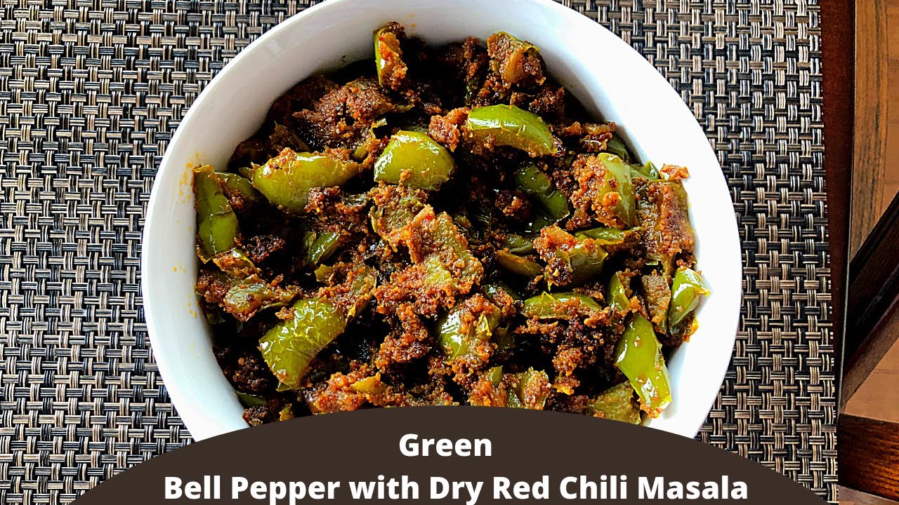 Green Bell Pepper Masala Curry | Capsicum Curry | Capsicum Masala Curry ...