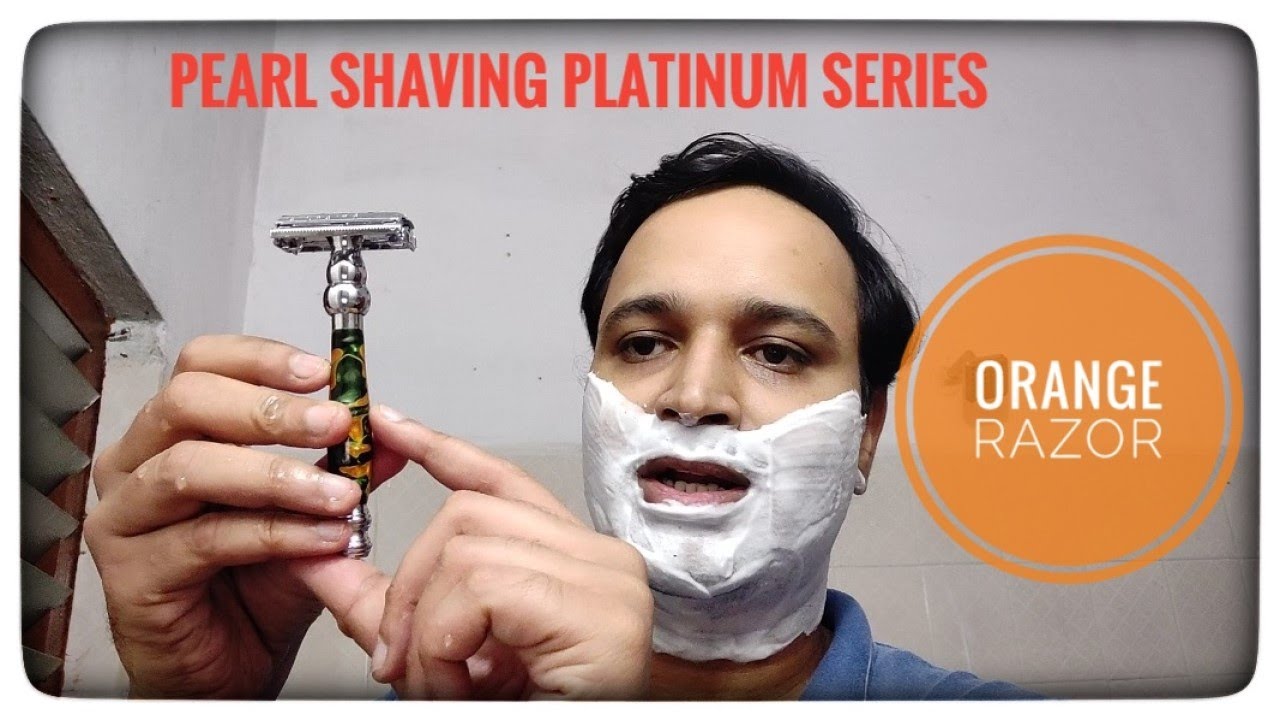 Pearl Platinum Series | Orange Razor Shave - YouTube