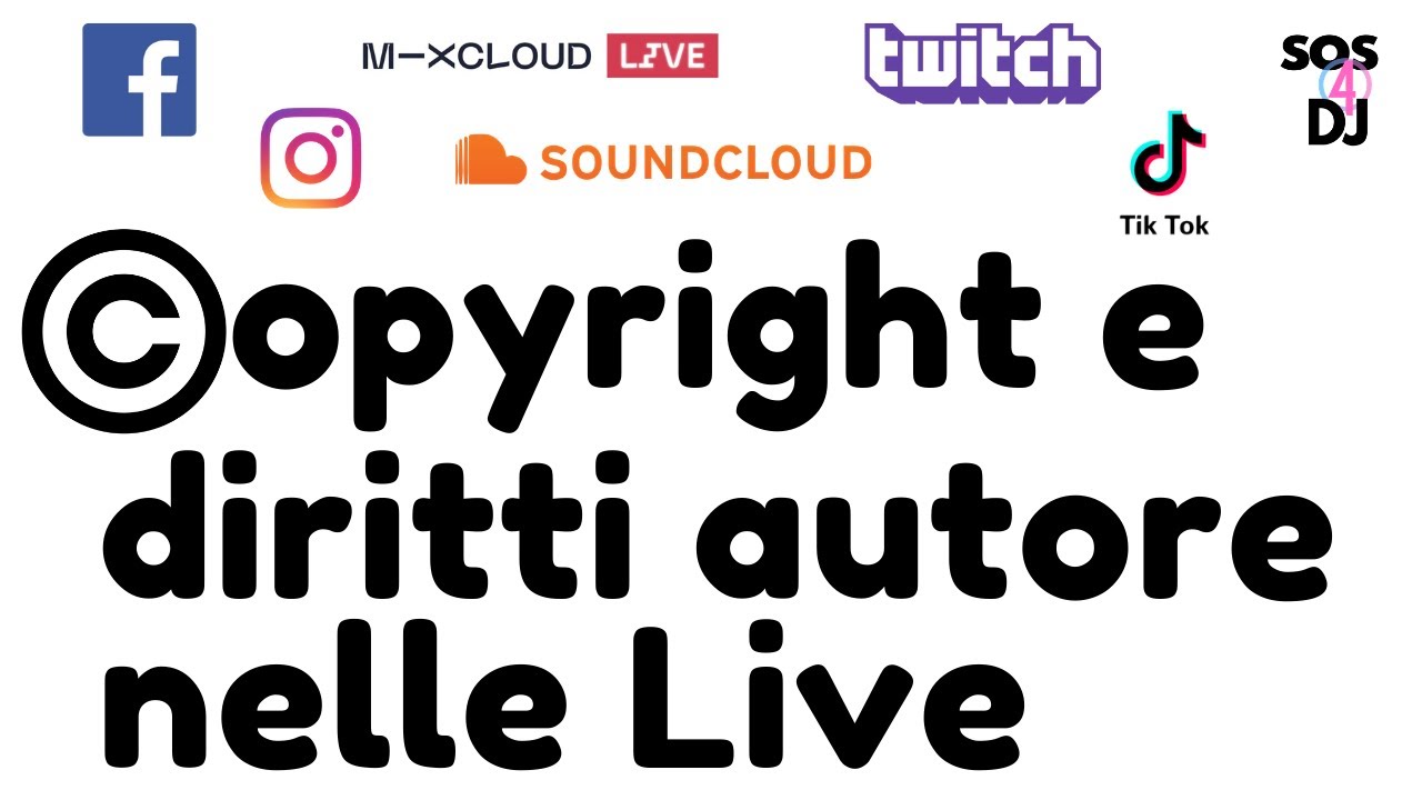 Copyright e diritti d'autore nelle Live per Dj e Producer - YouTube