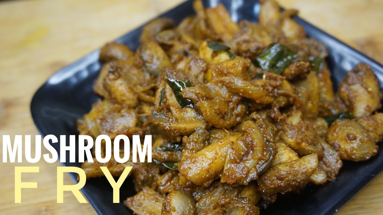 Spicy Mushroom Fry Recipe | Mushroom Recipes | Easy Mushroom Side Dish ...