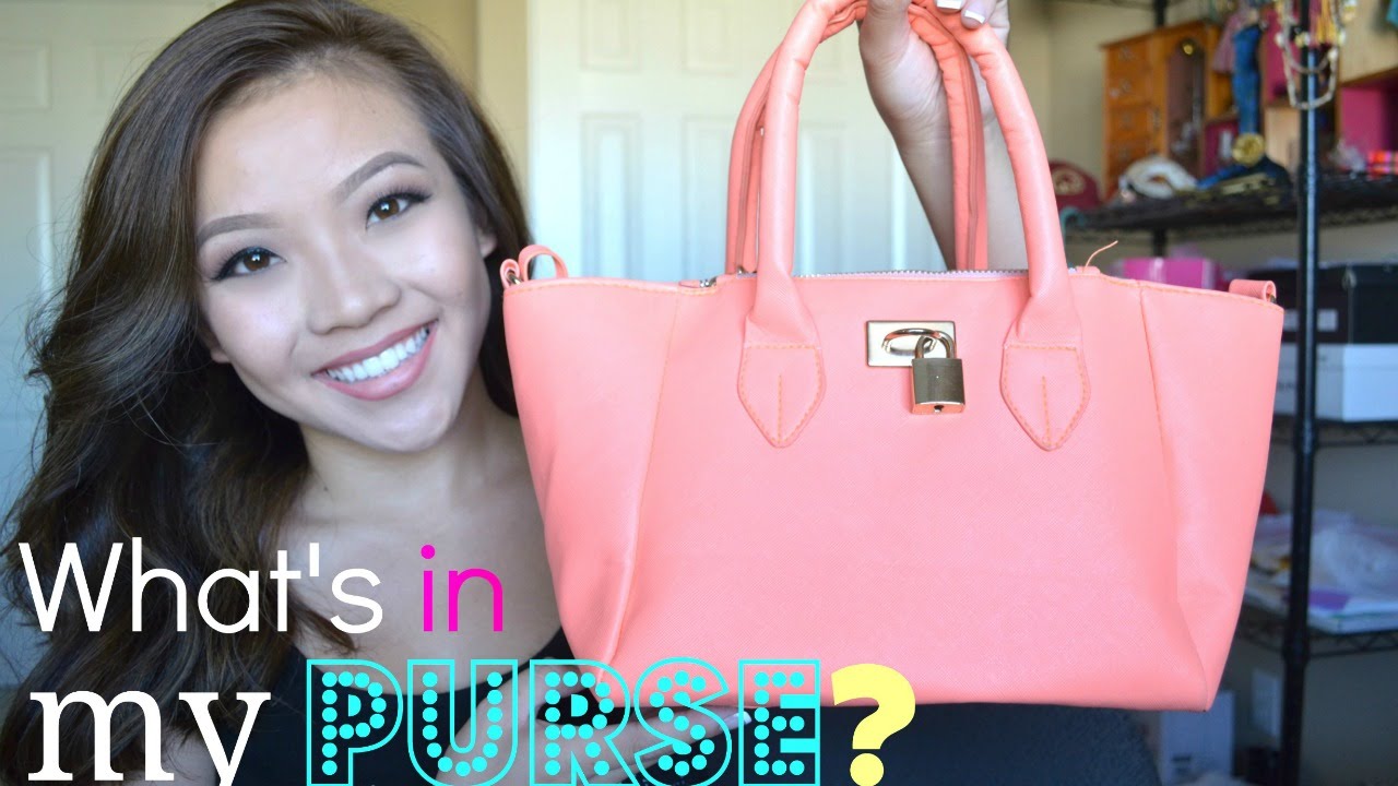 UPDATED: What's in my purse?! - YouTube